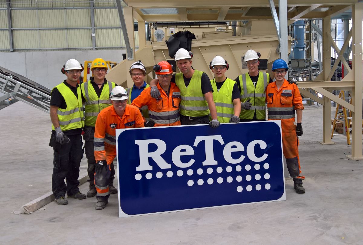 ReTec rullesigte sorterer og flytter materiale